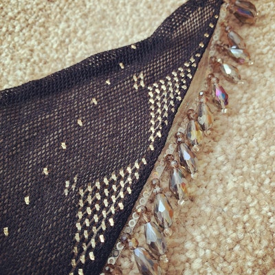 1 Yard Sequin Green Triangle Lace Trim Ribbon Edge Sewing - Etsy