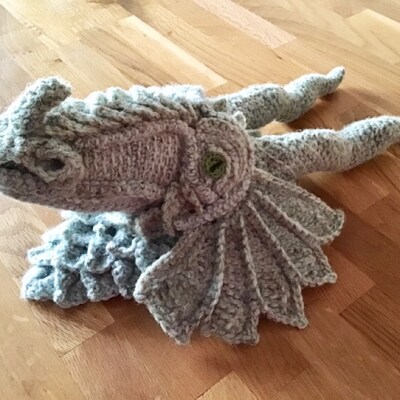 Guardian Dragon Crochet Wall Hanging Pattern Only - Etsy