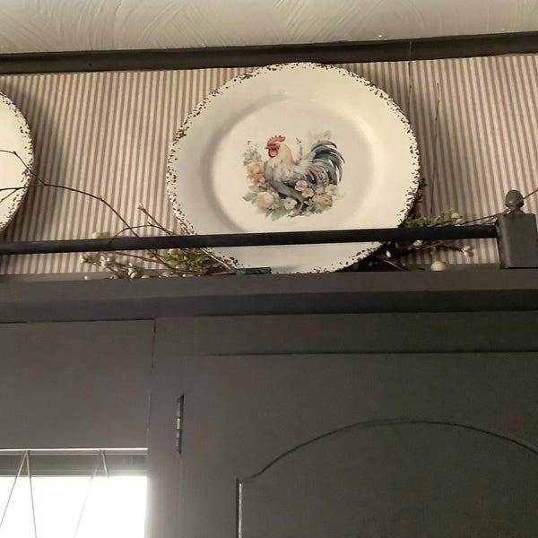 Vintage Image Kitchen Farm Animals Rooster Birds Furniture Transfers ...