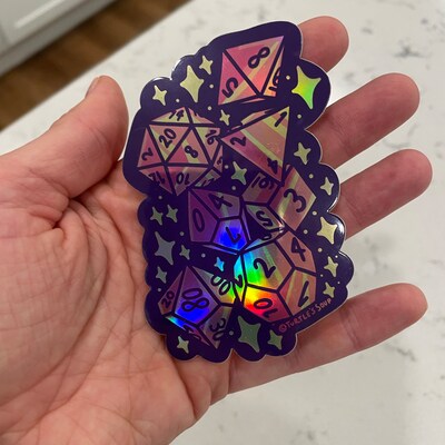 D20, Board Game, Vinyl Sticker, D&D, Polyhedron, Dice, Gamer, Tabletop ...