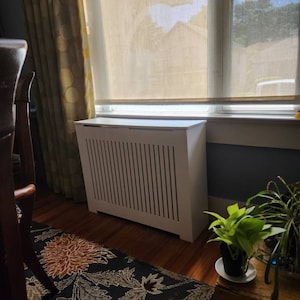 Solid Wood Radiator Cover, Custom Heating Cabinet for Home and Office ...