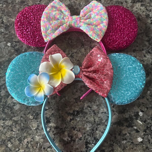 Minnie Mouse Ears, Wedding Ears for Adults and Kids, Bride Minnie Mouse ...