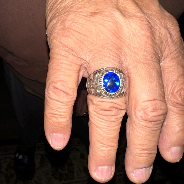 Custom Made Ring , Silver 925 , 1962 , Naval Ring , Class , New ...