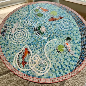 Precut Koi Fish Stained Glass Art Mosaic Inlay Craft Kit | Etsy