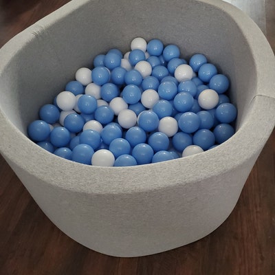 Ball-pit Round 200 Balls Included Baby Foam Round Ball Pit, Ball Pit ...