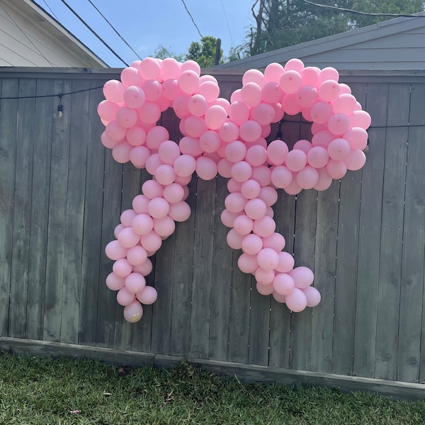 Pink Bow Birthday Party Decorations Bow Bacelorette Bridal Baby Shower ...