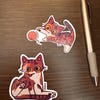 Personalized Cat Stickers - Hand Drawn | Custom Pet Stickers, Cat ...