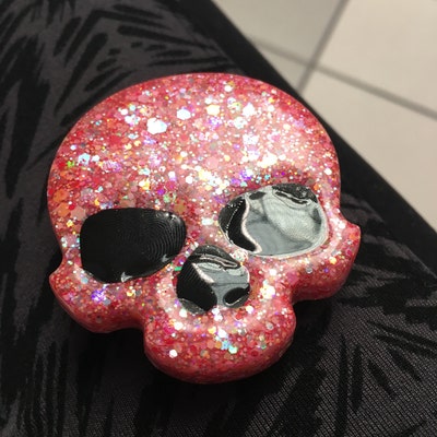Adorable Handmade Resin Skull Phone Grip , Skull Popsocket , Kawaii ...