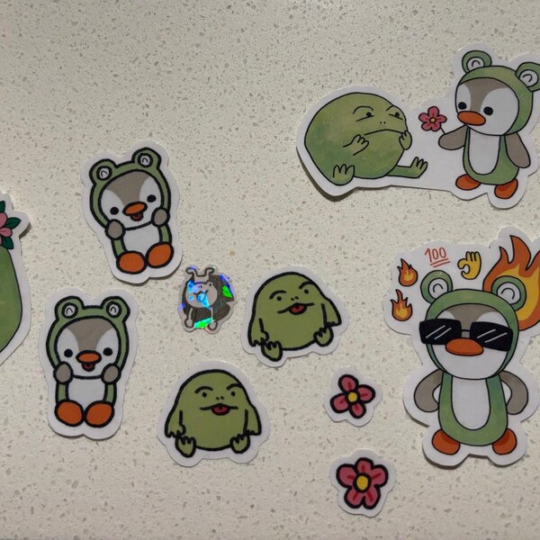 Photo Booth Cat and Duck Acrylic Charm | Cat Keychains | Duck Keychain ...