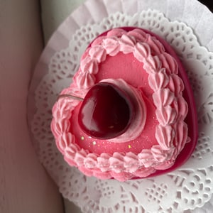 Fake Cake Mini Heart-shaped Cake Box With Sprinkles - Etsy