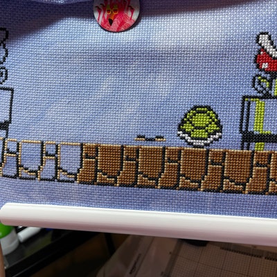 Super Mario retro Video Game Super Mario Cross Stitch Pattern PDF ...