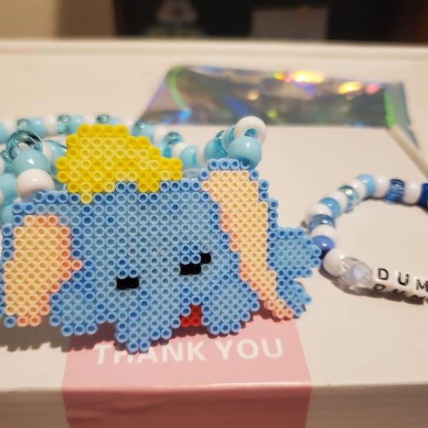 Subtronics Perler Led Pacifier Necklace|beaded Jewelry Rave Outfit EDM ...