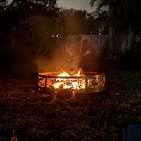 American Flag Fire Pit Ring, 16" Tall, Heavy Duty, Patriotic, Made in ...