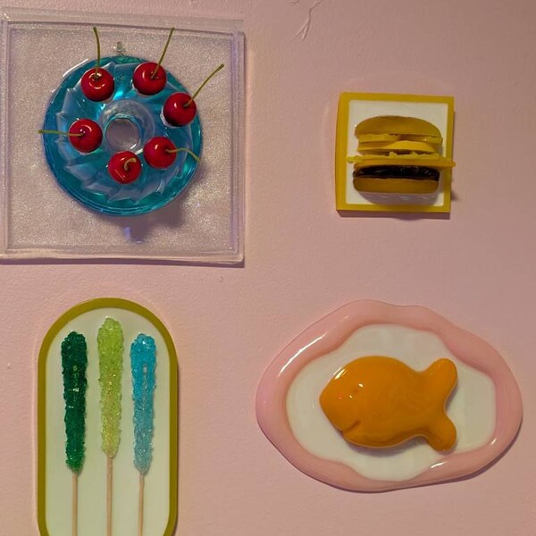 CANDY Buttons Strip Resin 3d Food Art / Dots/ Nostalgic Candy/ Handmade ...