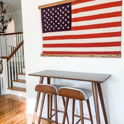 Flag Frame Large Wooden Frames american Flag Not Included - Etsy