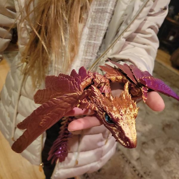 Articulated Parrot/articulated Bird/3d Printed Fidget Toy/desktop ...