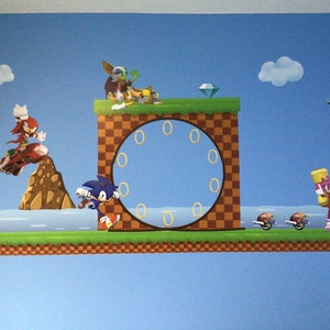 3D Super Mario Wall Sticker Nintendo Game Wall Mural for Kid Room ...
