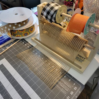 Package of Two, Susie's Original Mesh Roller, Deco Mesh Holder, Deco ...