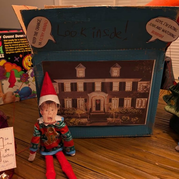 Home Alone Easy Elf Printable Instant Download, Home Alone Elf Props ...