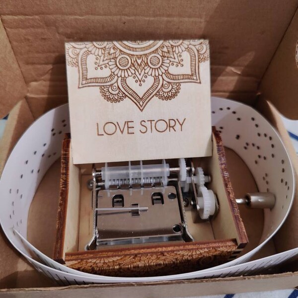 Gravity Falls Hand Crank Wood Paper Strip Music Box With Personalized ...