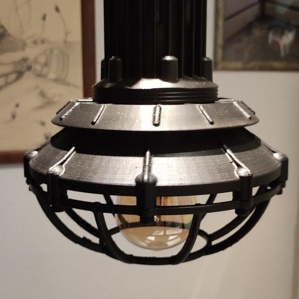 HR Giger Style Wall Decor DIY Lamp STL Files Easy Assembling and 3D ...