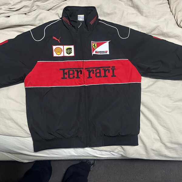 Embroidery Vintage BMW Racing Jacket for Women and Men Merch Clothes Style 90s Themed Petronas ...