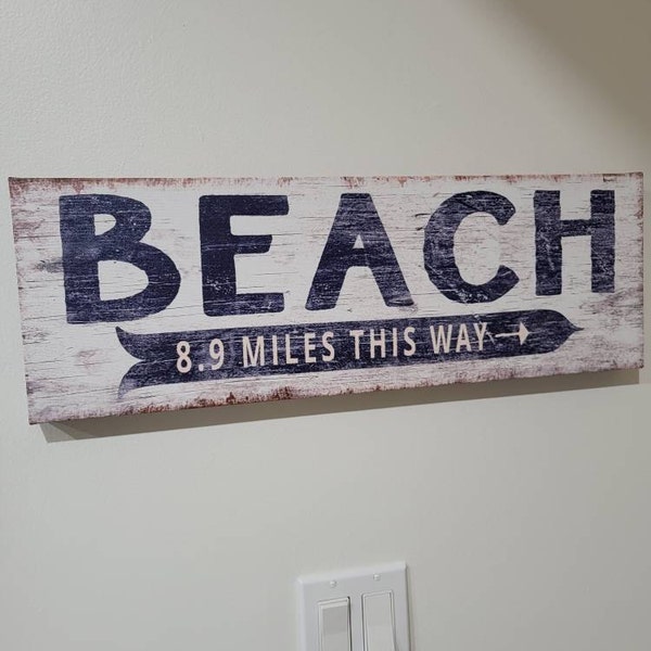 Personalized Beach House Signs, Beach Coastal Decor, Large & Small ...