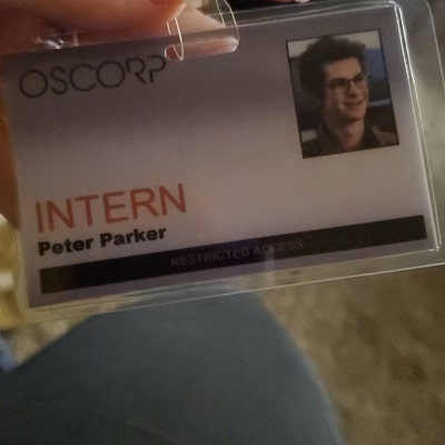OSCORP Intern ID Badges Inspired by the Amazing Spider-man - Etsy