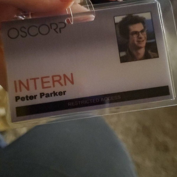 OSCORP Intern ID Badges Inspired by the Amazing Spider-man - Etsy