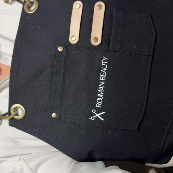 Personalized Water Resistant Cotton Aprons: Salon, Nail Tech, Florist ...