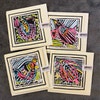 Eco Friendly Card Clasp Stickers / Low Tack Card Catch Labels - Etsy UK