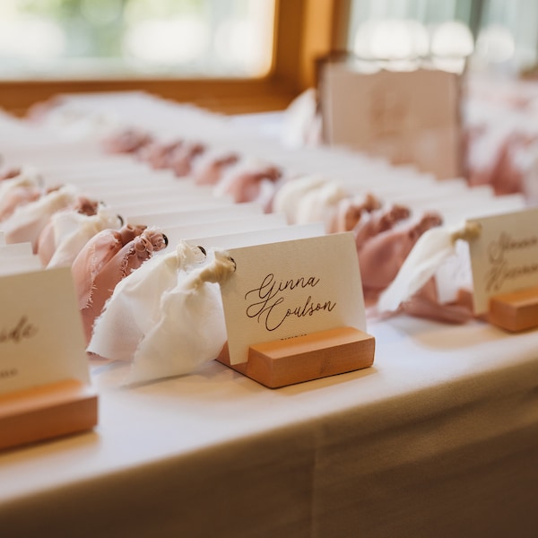 Place Card Holders for Wedding & Event Place Card Display Cards Guests ...
