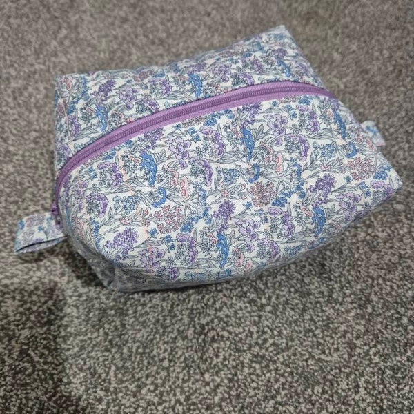 Vanity Bag PDF Sewing Pattern + Video Tutorial | 3 Sizes | Toiletry Bag PDF Patterns & Sewing ...