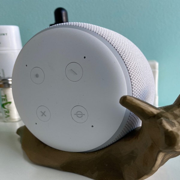Unique Snail Holder for Amazon Echo Dot 3rd Gen - Alexa - Stand Mount ...