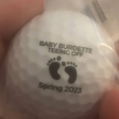 Baby/birth/ Golf Ball, Pregnancy Announcement/gender Reveal ...