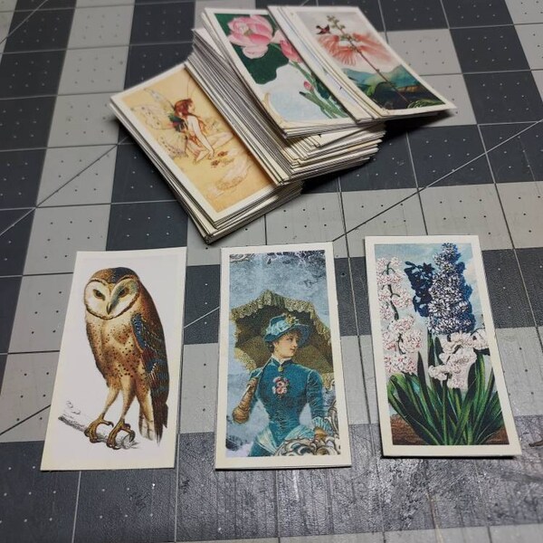 Tea Cards MEGA PACK, Faux Tea Cards, Digital Tea Cards, Vintage Tea ...