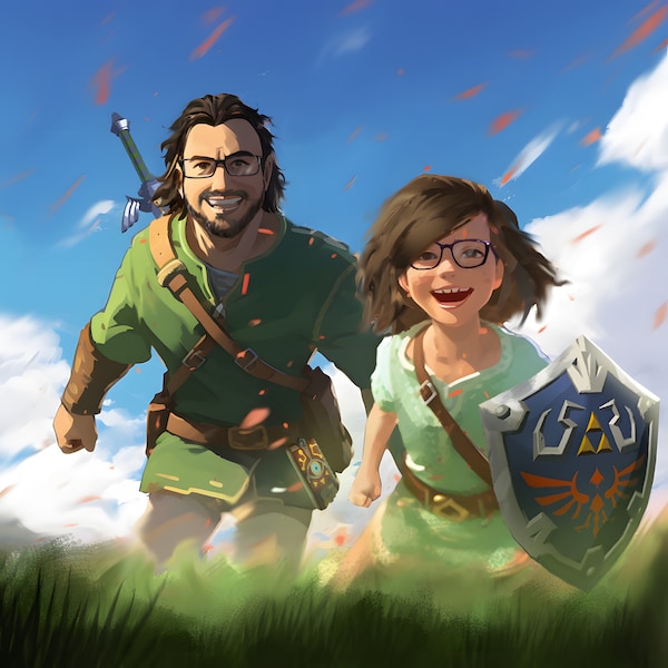 Custom Legend of Zelda Personalized Father's Day Gift | Custom Gift ...