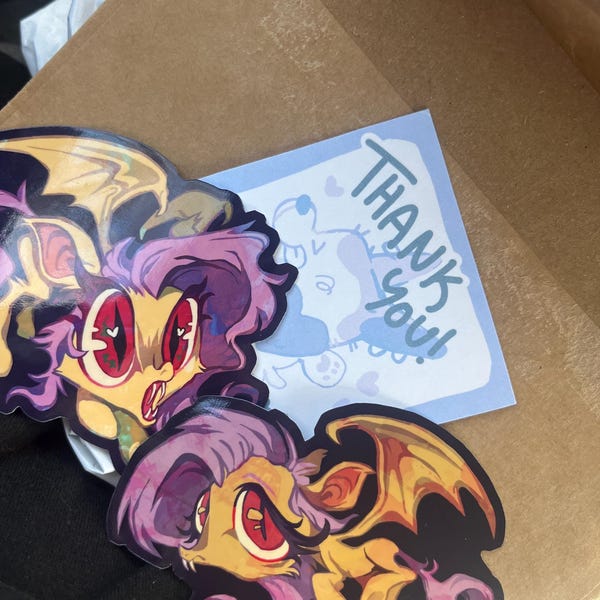 Flutterbat Stickers | My Little Pony - Etsy