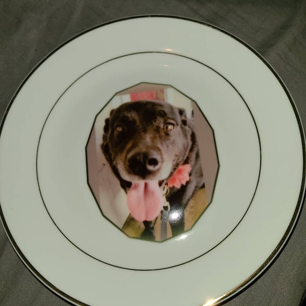 Personalized Picture Ceramic Plate, Anniversary Gift, Keepsake, Wedding ...