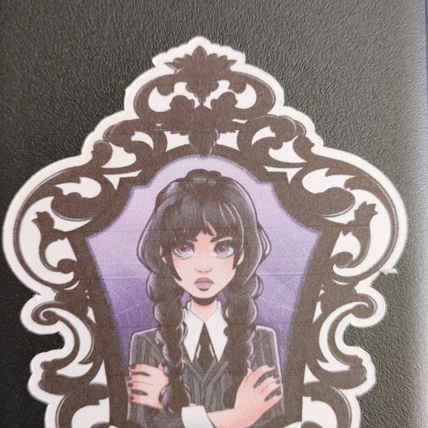Wednesday Addams Sticker - Etsy
