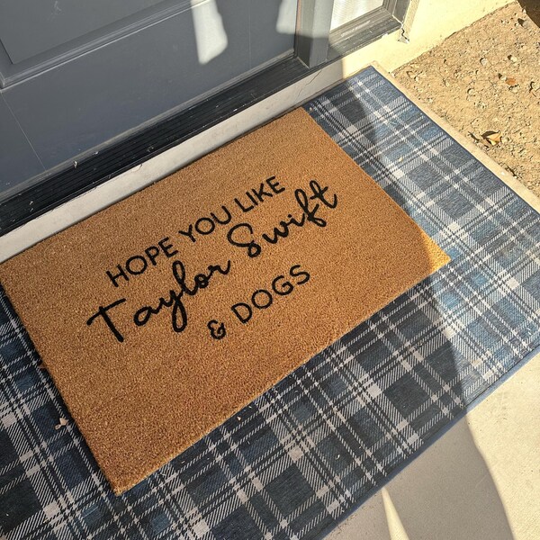 Yay It's You Doormat Cute Door Mat Welcome Mat Porch Decor Custom Door ...
