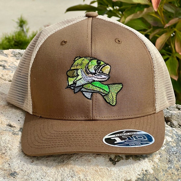 Largemouth Bass Fish - Machine Embroidery Design - Etsy