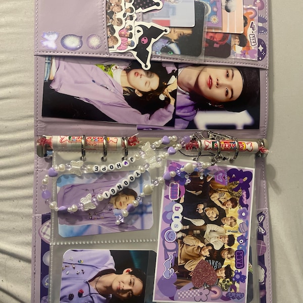 A5 Kpop Photocard Binder: Custom Deco K-pop Collect Book + FREEBIES ...