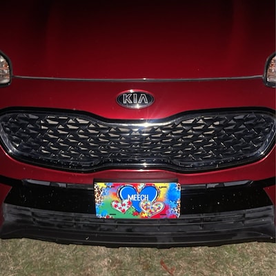 Cheetah Spots License Plate Frame Matches Personalized Plate - Etsy