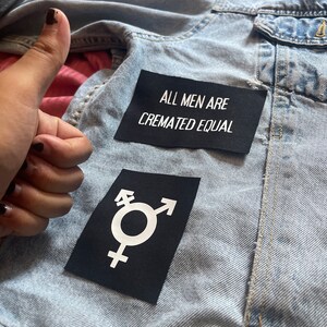 Punk Patches Crust Punk Patches Feminist Equality Anti-racist Anarchy ...