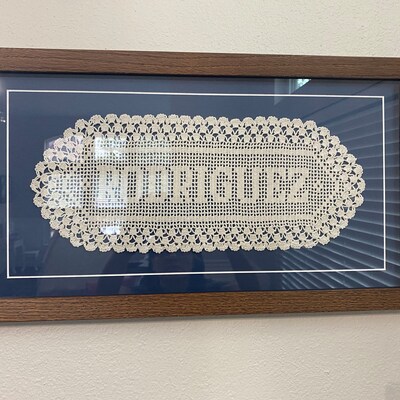 Wedding Gift Ideapersonalized Name Doily frame Not Included - Etsy