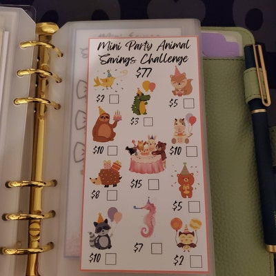 Mini Utility Bills Savings Challenge for A6 Envelopes Cash - Etsy