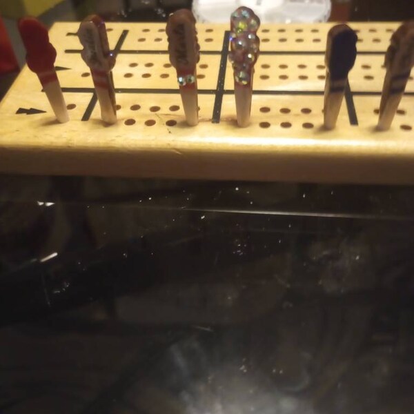 Custom Name Cribbage Pegs, Your Name on Both Sides of Peg, Fun Game ...