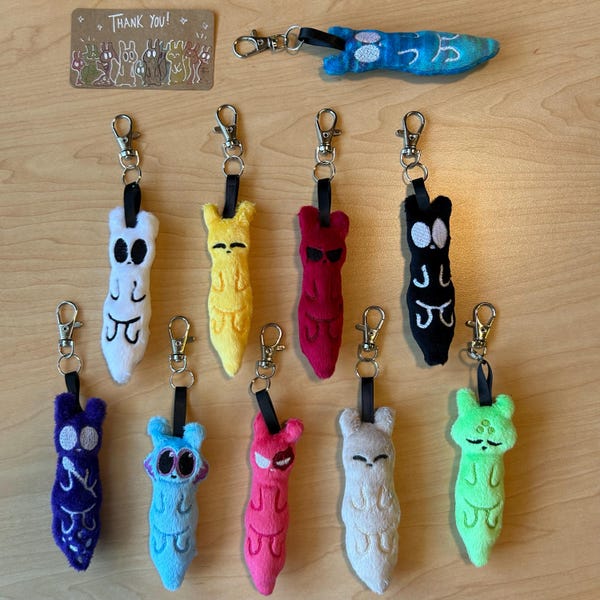 Rain World Slugcats Plush Clips - Etsy