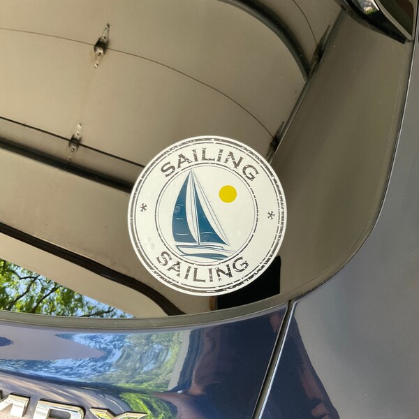 Sailing Sticker Sports for Laptop Book Fridge Guitar Motorcycle Helmet ...